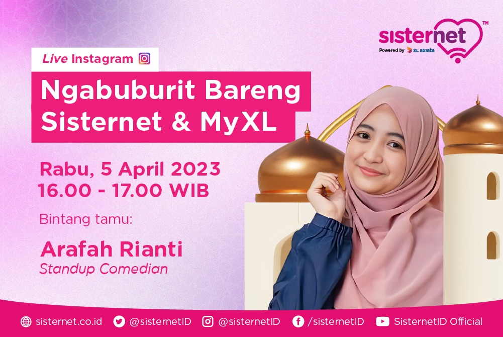 Sisternet - Quiz Live Instagram: Ngabuburit Bareng Sisternet & MyXL